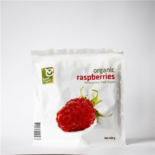 Viking Raspberries Frozen 400g Certified Organic – All About Organics ...