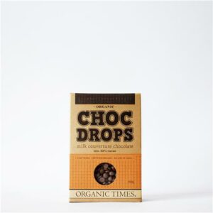 Organic Times Choc Drops Milk 200g Certified Organic – All About ...