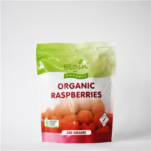 Elgin Organic Frozen Raspberries 350g – All About Organics Online
