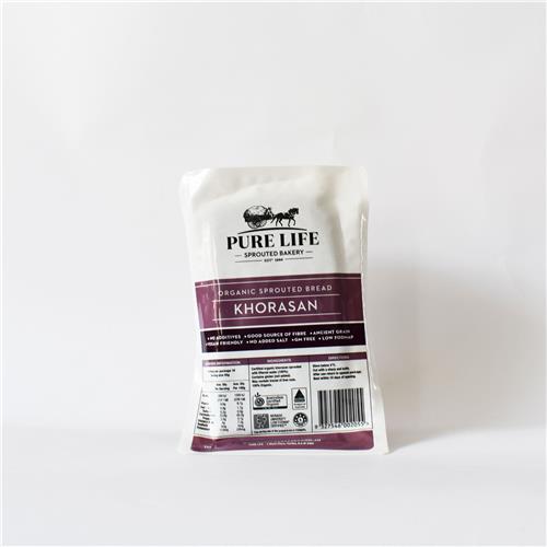 Pure Life Sprouted Khorasan Bread. 1kg – All About Organics Online