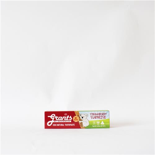 Grants Kids Strawberry Toothpaste 75g – All About Organics Online