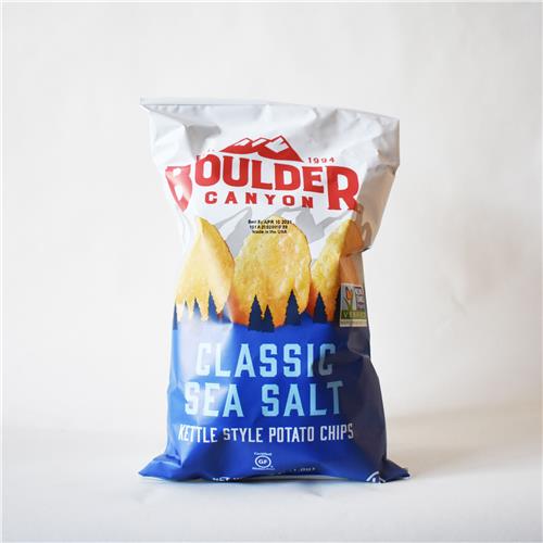 Boulder Canyon Classic Sea Salt 142g – All About Organics Online