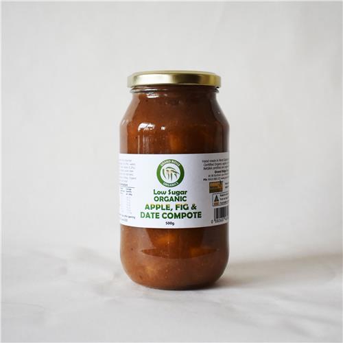 Grand Ridge Apple Fig and Date Compote 500g – All About Organics Online