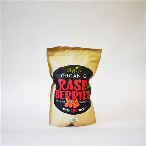 Elgin Organic Frozen Raspberries 1kg – All About Organics Online