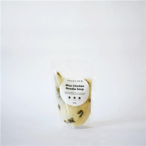 Foxes Den Miso Chicken Noodle Soup 450g – All About Organics Online