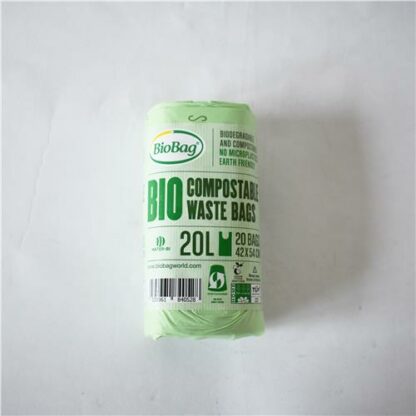 Bio Bag Compostable Bin Liners 20 Litres – 18 Bags – All About Organics ...