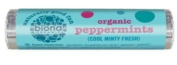 Biona Sweets Peppermints roll-pack Certified Organic 21g – All About ...