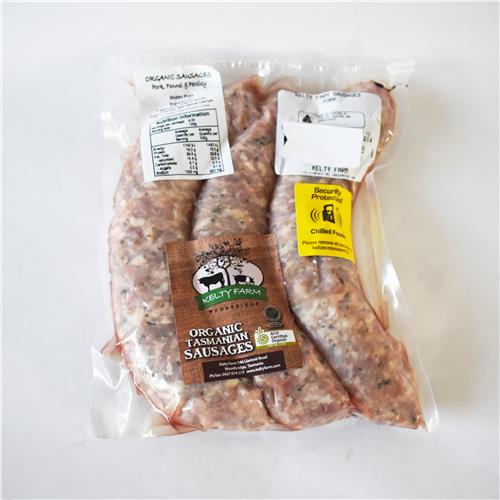 Kelty Farm Pork Sausages – All About Organics Online