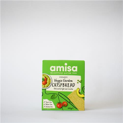 Amisa Organic Veggie Garden Crispbread 100g – All About Organics Online