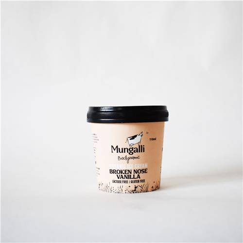 Mungalli Creek Icecream Vanilla 110ml – All About Organics Online Mungalli Creek Icecream Vanilla 110ml – All About Organics Online