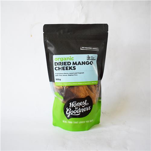 Honest to Goodness Organic Dried Mango Cheeks 300g – All About Organics ...