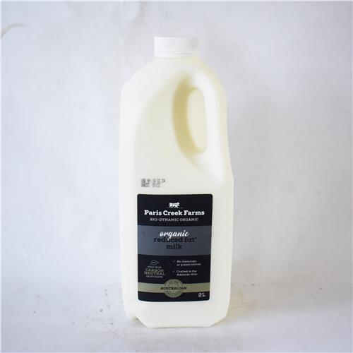 Paris Creek Milk Reduced Fat Homogenised 2L Certified Biodynamic – All ...