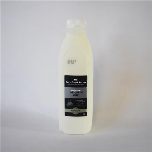 Paris Creek Milk Reduced Fat Homogenised 1L Certified Biodynamic – All ...