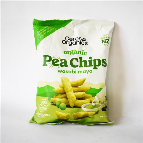 Ceres Organics Pea Chips Wasabi Mayo 100g – All About Organics Online