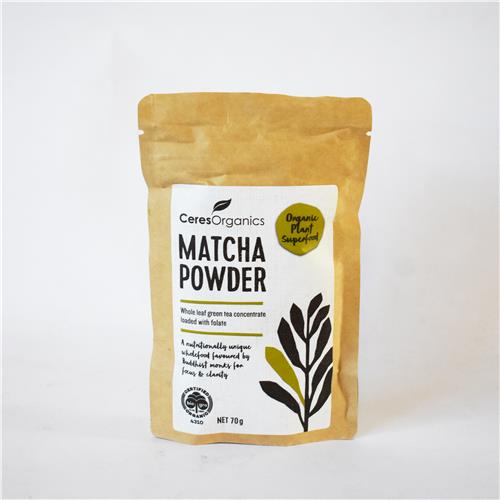 Ceres Matcha Powder 70g Certified Organic – All About Organics Online