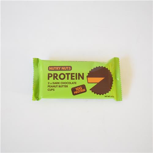 Nutry Nuts Protein Peanut Butter Cups Dark Chocolate 42g – All About ...