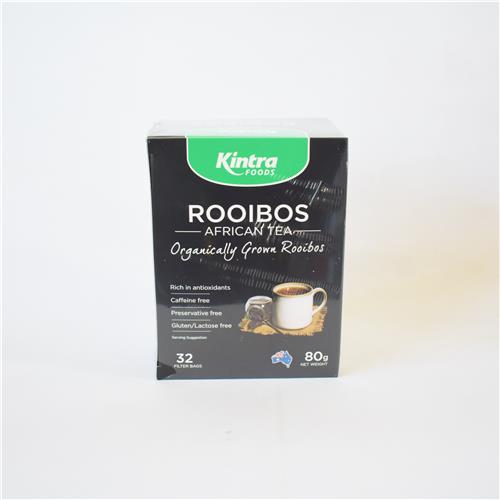 Kintra Foods Rooibos African Tea Bags 32pk – All About Organics Online