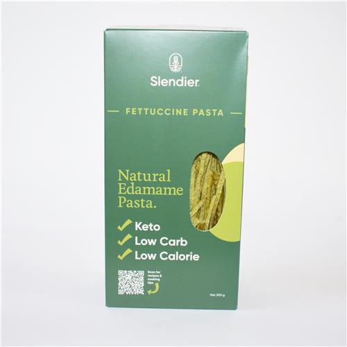 Slendier Edamame Bean Fettucine Pasta 200g – All About Organics Online
