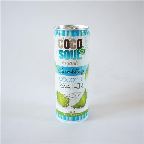 Coco Soul Sparkling Coconut Water 355ml Certified Organic – All About ...