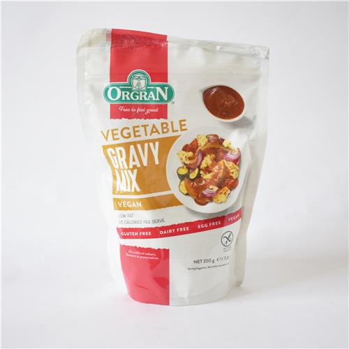 Orgran Gluten Free Gravy Mix Vegetable 200g – All About Organics Online