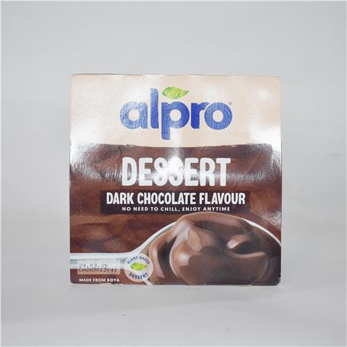 Alpro Devilishly Dark Choc Dessert 500g – All About Organics Online