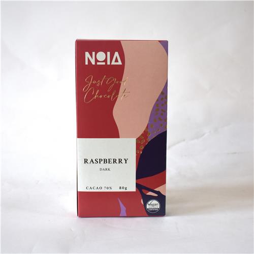 NOIA Organic Dark Raspberry Chocolate 80g – All About Organics Online