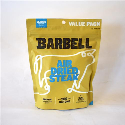 Barbell Biltong Classic 200g – All About Organics Online