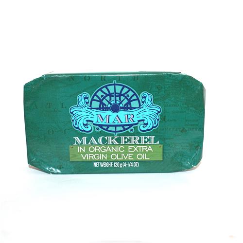Mar Mackerel Fillets EVOO Can 120g – All About Organics Online