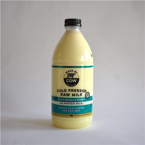 Made By Cow Cold Pressed Raw A2 Milk 1.5L – All About Organics Online