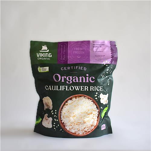 Viking Cauliflower Rice Frozen 500g Certified Organic – All About ...