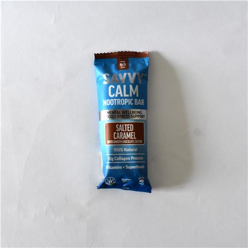 Savvy Calm Bar Salted Caramel 35g – All About Organics Online