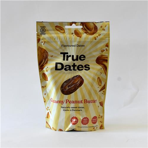 True Dates Creamy Peanut Butter 100g – All About Organics Online